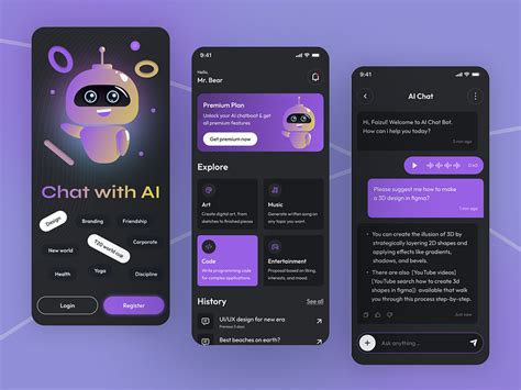 Ai Chatbot Mobile App By Arc Digital Agency On Dribbble