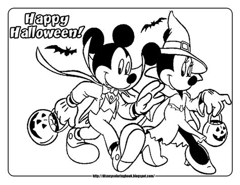 Mickey Mouse Clubhouse Halloween Coloring Pages