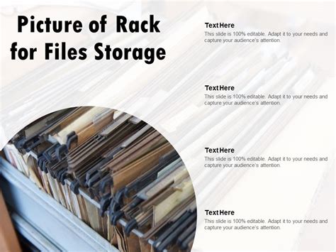 Picture Of Rack For Files Storage Ppt PowerPoint Presentation Gallery