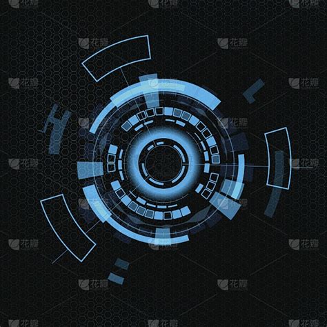 未来的用户界面hud。素材 花瓣网