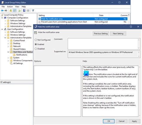 How To Show Or Hide Notification Area In Windows 11 10 Archyde