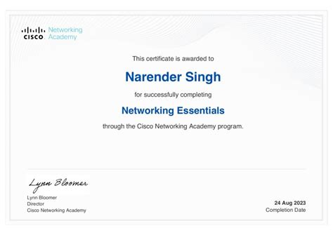 Networking Cisconetworkingacademy Continuouslearning Cybersecurity… Narender Singh