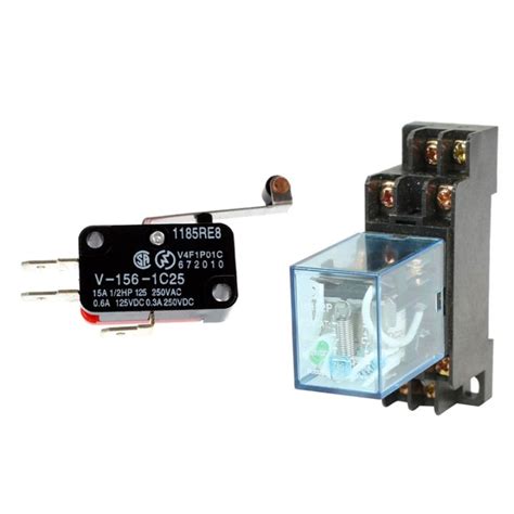 Limit Switch Long Hinge Roller Lever Arm Spdt Snap Action And Hh52p Dc