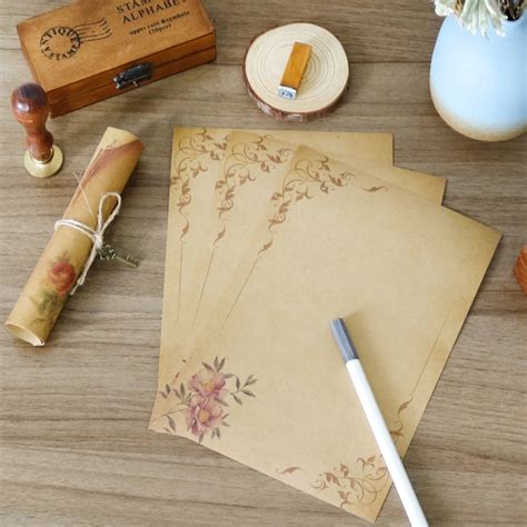Faire Part Invitationpapier Vintage Pour écriture De Lettresvintageà Lanciennepour