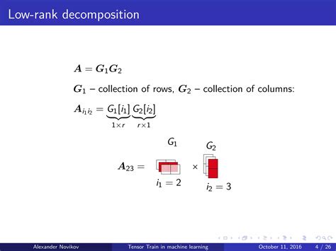 Tensor Train Decomposition In Machine Learning Pdf Technology And Computing