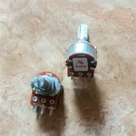 Stereo Potentiometer C50k Aplus Meter Potentiometer 50k 503 C503 A Plus