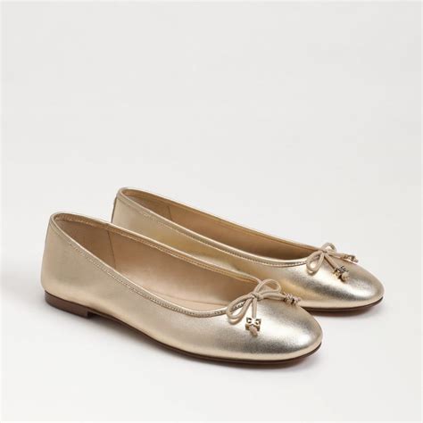 Gold Ballet Flats Artofit