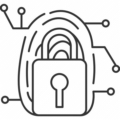 Biometrics Fingerprint Identity Digital Access Icon Download On