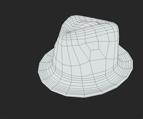 Artstation Western Felt Hat 3d Model Game Ready Game Assets