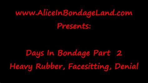 Basement Rubber Gimp Chastity Facesitting Femdom Part 2 Alice In