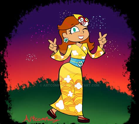 Yukata Daisy By Artcompany On Deviantart