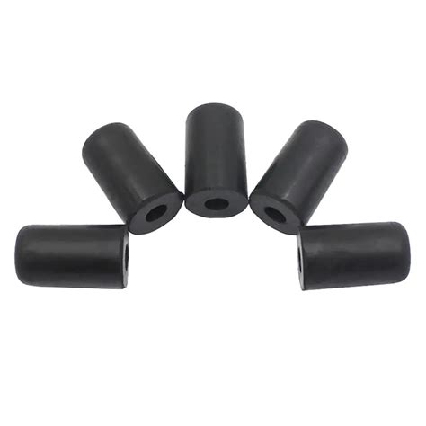 Msor 5 Pcs 첼로 엔드 핀 팁 프로텍터 고무 첼로 테일 핀 케이스 팁 캡 프로텍터 첼로 현악기 바이올린 파트 용 미끄럼 방지 매트기타 구성품 And 액세서리