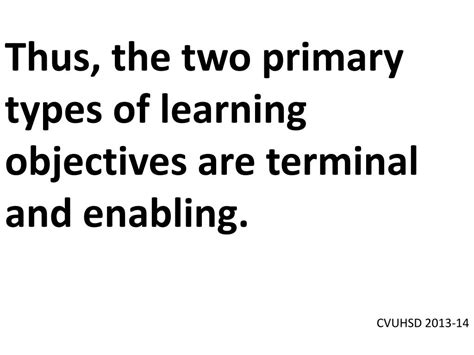 Ppt Targeting Learning Learning Objectives A Tool In The Formative