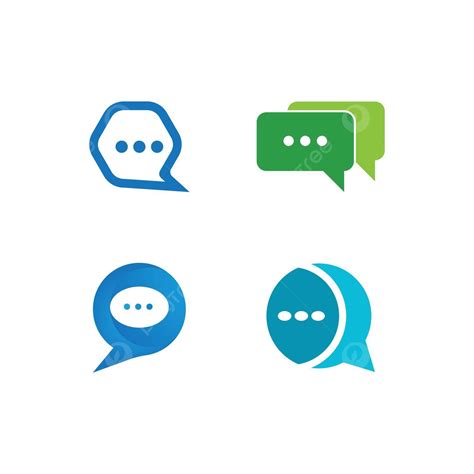 Chat Icon Vector Chatting Template Simple Vector Chatting Template