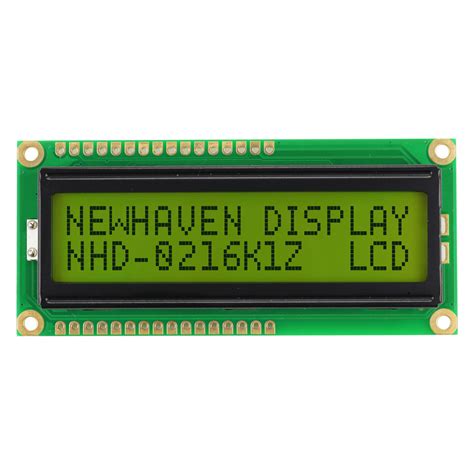 16x2 Character Lcd Stn Yellowgreen Display K1z With Yellowgreen Backlight