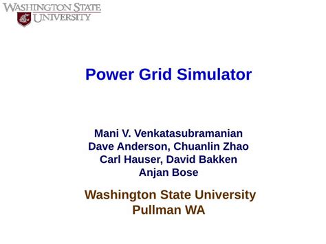 Pdf Power Grid Simulator Manigridsimcerts · 2 Gridsim Real Time Simulation