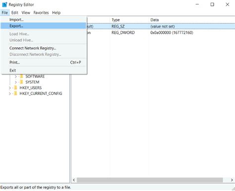 How To Back Up Restore Some Or All Of Windows Registry