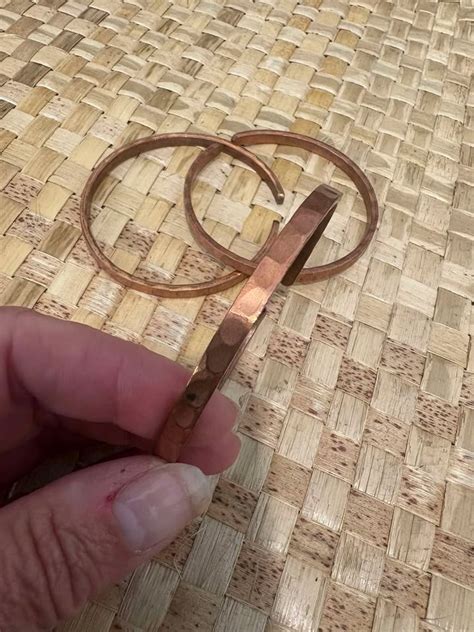 Hand Hammered Copper Bracelet The Makery