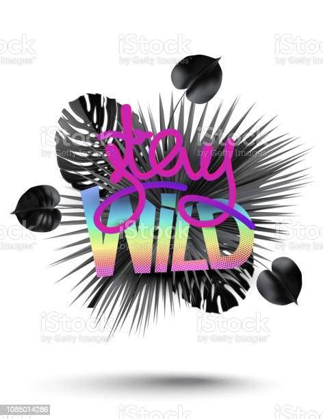 백그라운드에 정글 잎 야생 글자를 유지 벡터 일러스트 레이 션 0명에 대한 스톡 벡터 아트 및 기타 이미지 0명 개념