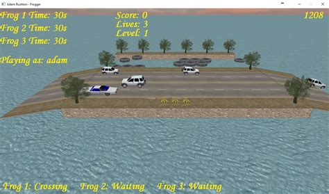 github adamrushton frogger game c using tl engine
