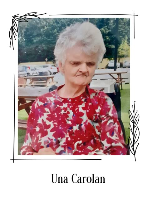 Death Notice Of Una Carolan Castleknock Dublin Ripie