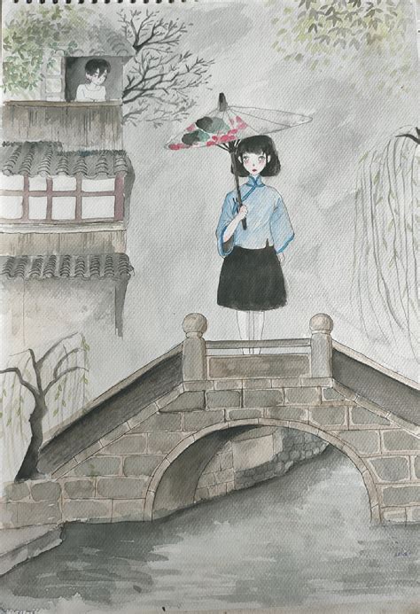 你在桥上看风景，看风景的人在楼上看你z34523737 站酷zcool