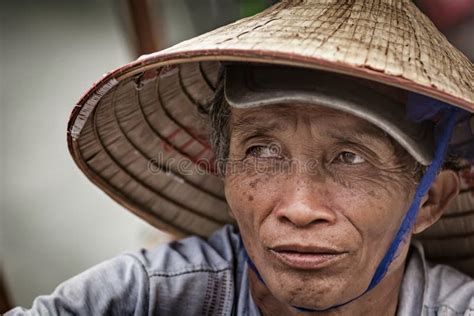 Close Up Portrait O A Vietnamese Man Editorial Photo Image Of Closeup