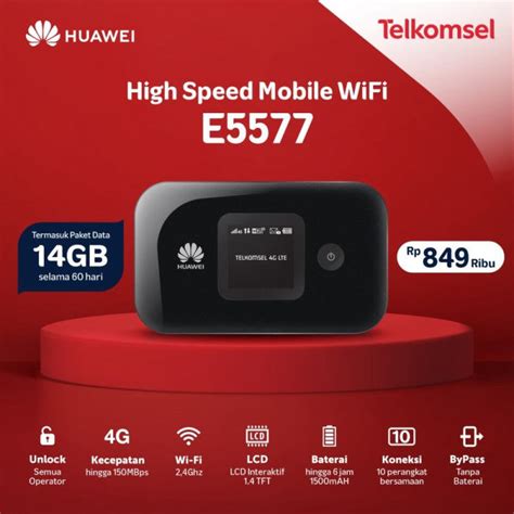 Huawei Mifi Modem Wifi 4G Huawei E5577 Unlock All Operator BEST SELLER Lazada Indonesia