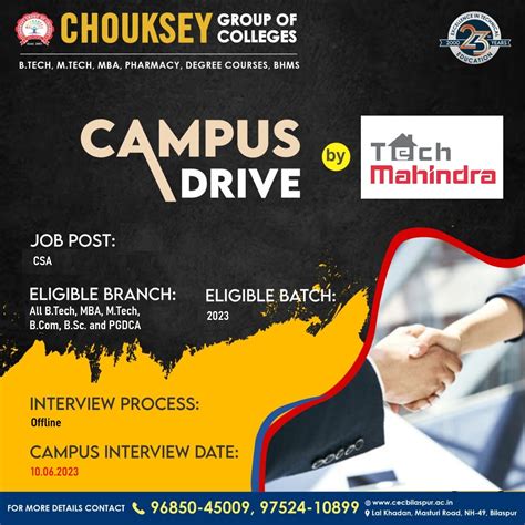 Campus Drive By Tech Mahindra Cec Bilaspur