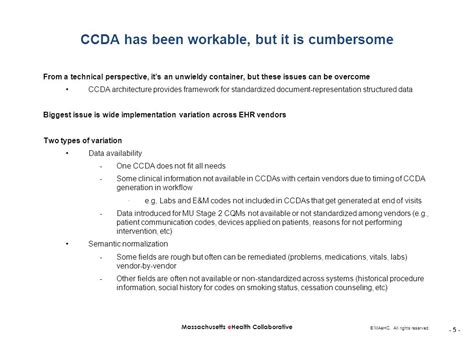HITSC Implementation Workgroup July Massachusetts EHealth Collaborative MAeHC All Rights