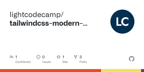 Github Lightcodecamptailwindcss Modern Website