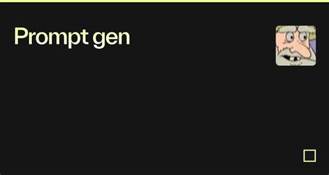 Prompt Gen Codesandbox
