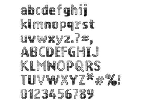 Dot Matrix Font