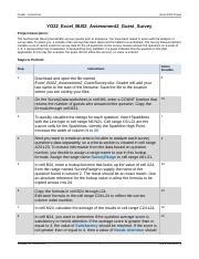 YO Excel BU Assessment Guest Survey Instructions Docx Grader Instructions Excel