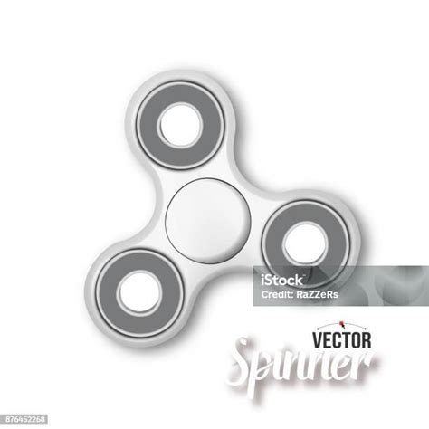 벡터 피 젯 회전자 장난감입니다 가젯 아이콘 흰색 절연 회전 3d 현실적인 벡터 현대 휴식 3차원 형태에 대한 스톡 벡터 아트 및 기타 이미지 Istock