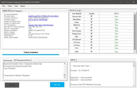 Test Your Processor Using Intel Processor Diagnostics Tool