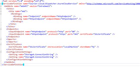 C Webapi Fail On Azure Computer Emulator Stack Overflow