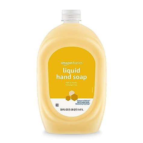 Amazon Basics Milk And Honey Liquid Hand Soap Refill 50oz Refill Bottle