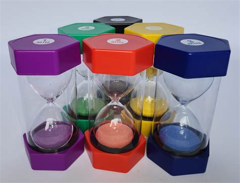 Sand Timers Set Of 6 Classroom Sensory Products