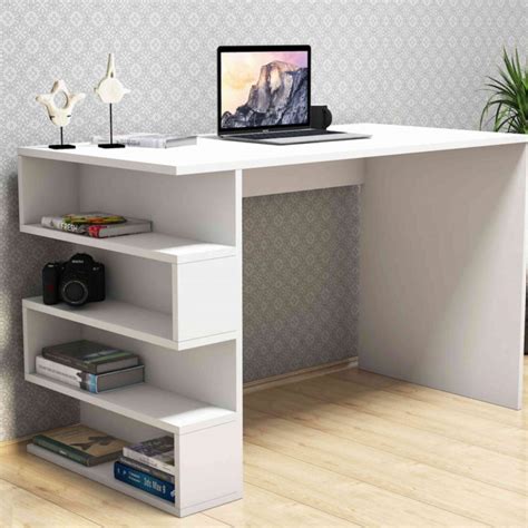 میز تحریر و کتابخانه مد و چوب ترکیبی از دو محصول برای استفاده بهتر و