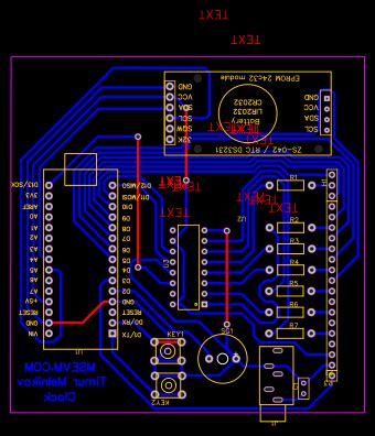 Arduino Clock With Segment OSHWLab