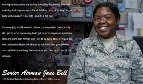 Airmans Spotlight Senior Airman June Bell Nara And Dvids Public