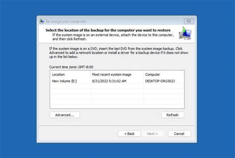 How To Restore System Image Backup In Windows Or Winhelponline