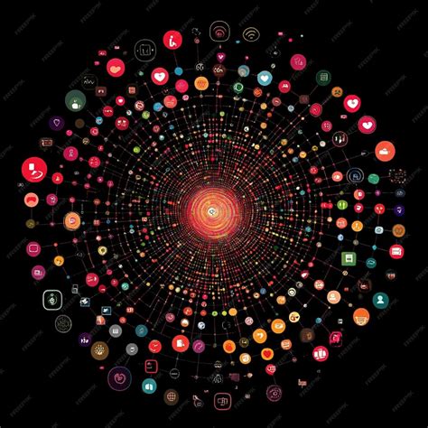 A Visual Of Realtime Sentiment Analysis From Social Media Feeds Premium Ai Generated Image