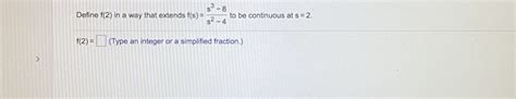 answered 3 define f 2 in a way that extends… bartleby