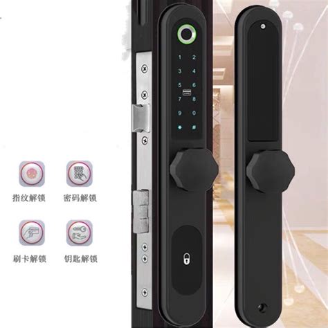 Shopping Smart Fingerprint Lock Home Living Aluminum Door Lock Broken Bridge Doors Fingerprint