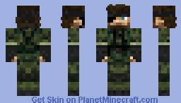 Naked Snake Big Boss Minecraft Skin