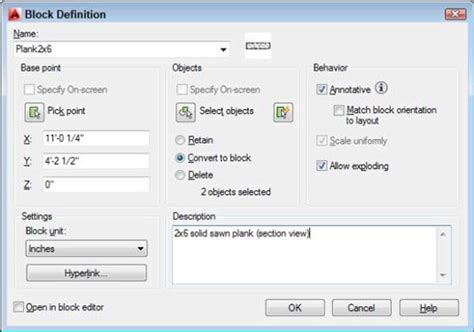How To Create Block Definitions In AutoCAD Dummies