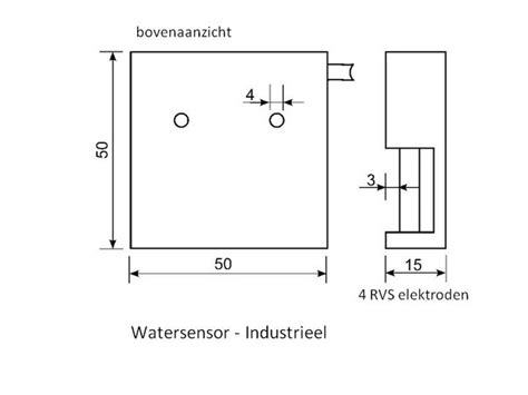 Waterdetectie Sensor Industrieel Ip67 Vloermontage Watermelder Expert