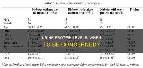 Urine Protein Levels When To Be Concerned Medshun